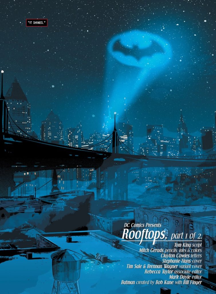 Batman: Rooftops Review and Story Recap | Rebirth Graphic Novel