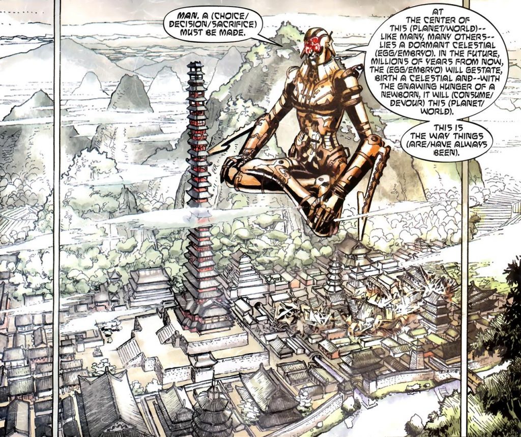 The Eternals To Explain The Origins Of Celestial Head Knowhere